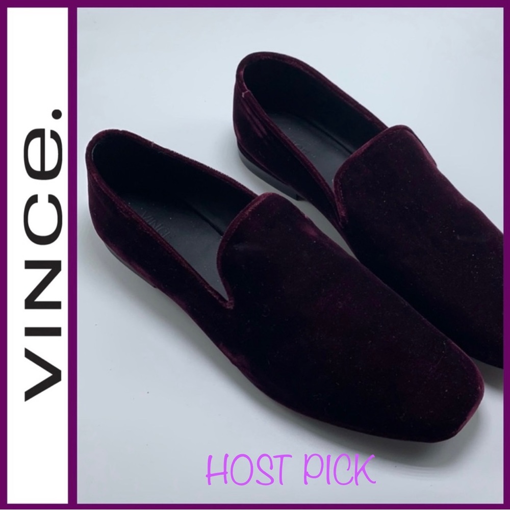New Vince Velvet Flat Loafers - Gem